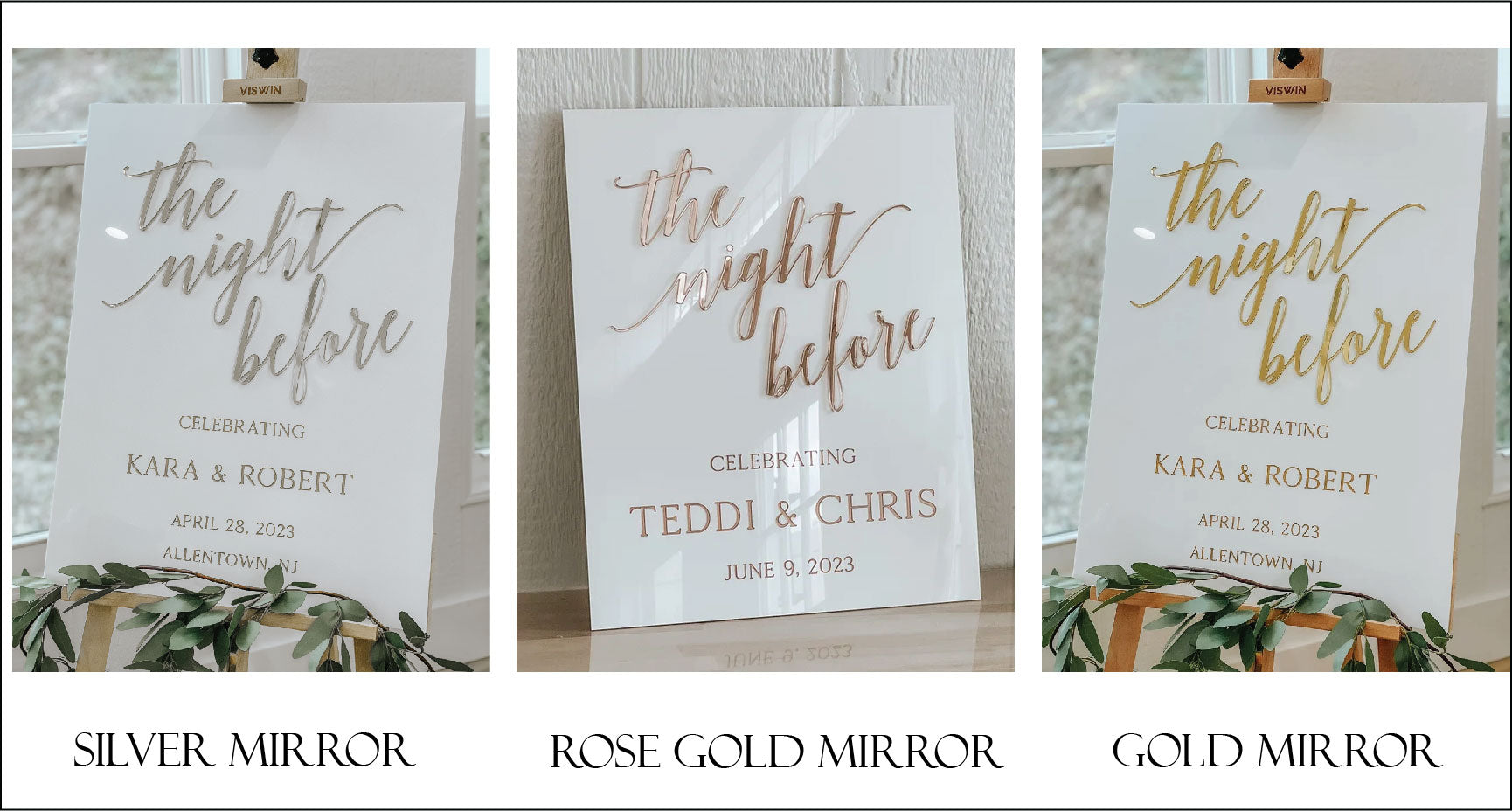 3D Welcome to the Wedding Sign – Blush and Lumber
