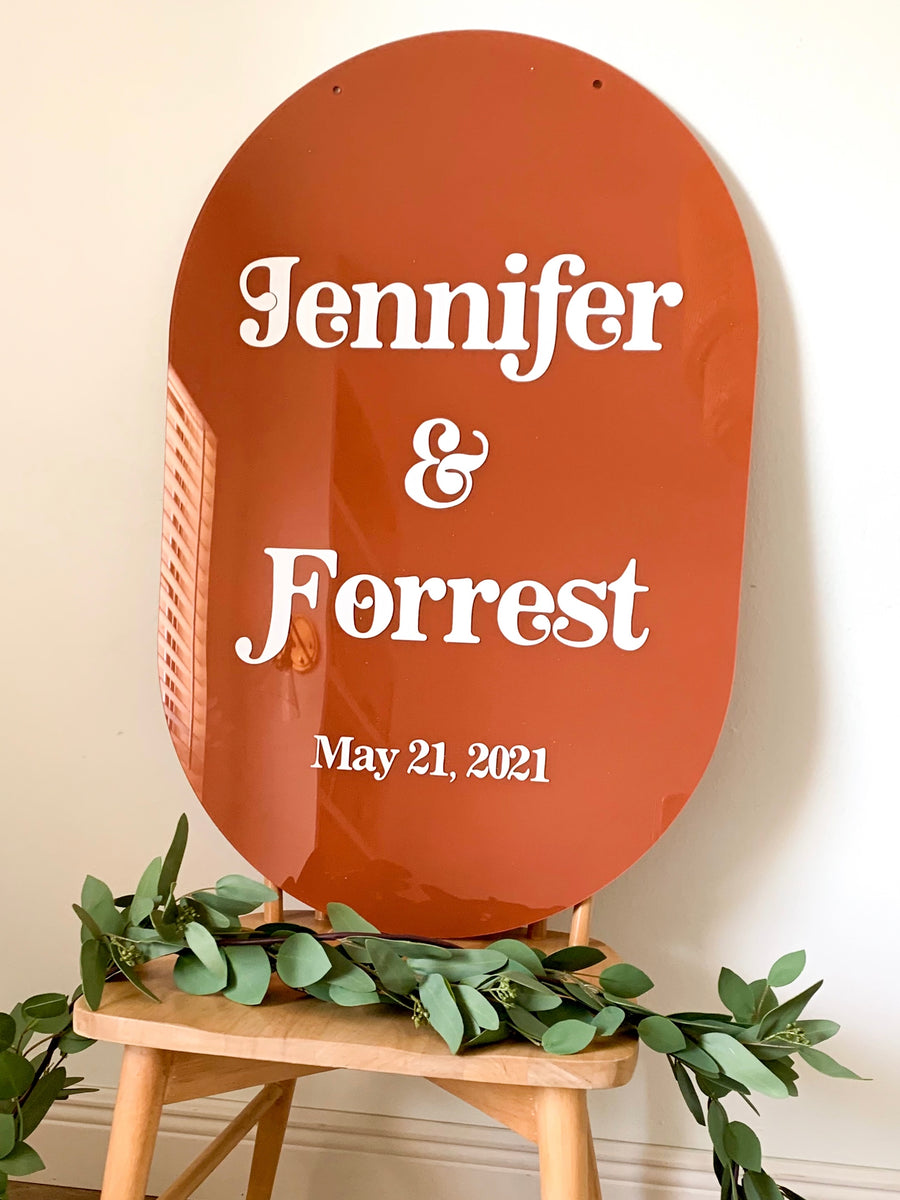 Solid Painted Back Bohemian Welcome Sign - WS37 – Blush and Lumber